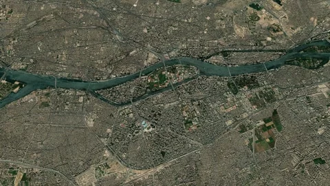 Satellite Map Zamalek Cairo
