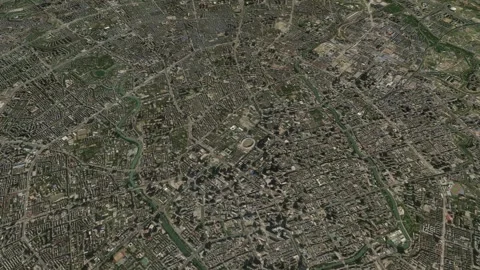 Satellite Chengdu map background loop. S... | Stock Video | Pond5