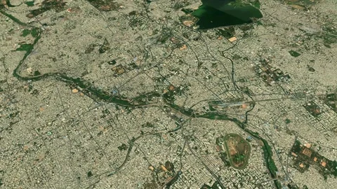 Satellite Hyderabad map background loop.... | Stock Video | Pond5