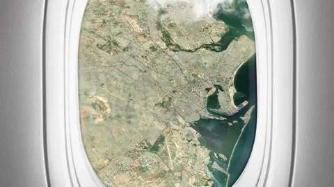 Satellite Karachi map background loop. A... | Stock Video | Pond5