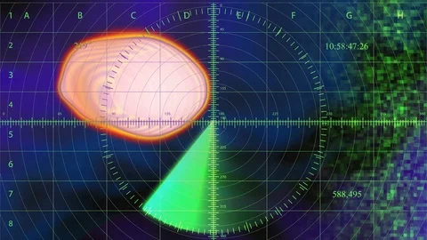 Satellite View of Deep Space Flying Inca... | Stock Video | Pond5