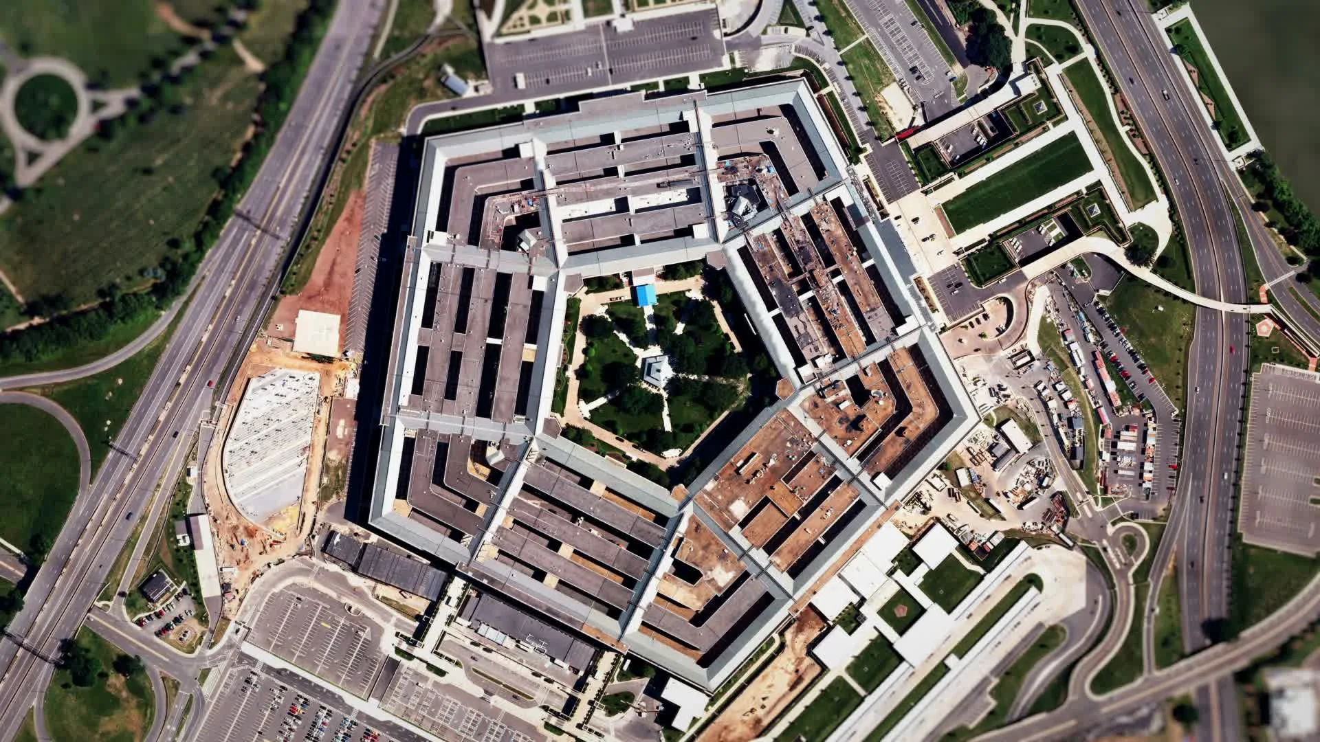 Pentagon Building Top View