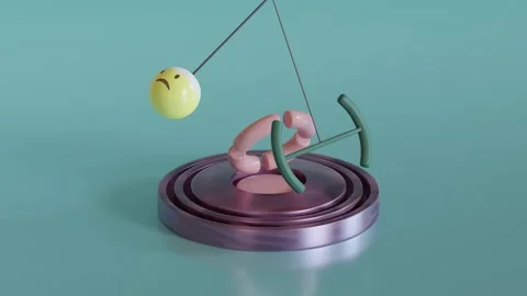 Satisfying 3D loop animation in 4K | Stock Video | Pond5
