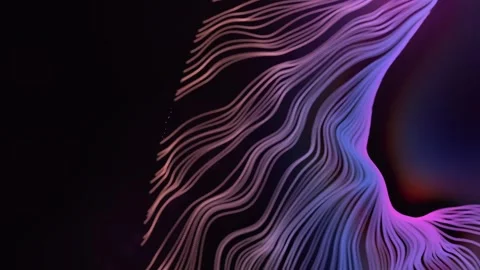 Satisfying Lines Growths Overlays Video... | Stock Video | Pond5