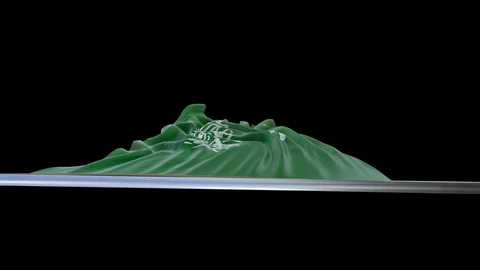 Saudi Arabia Flag 4K With Alpha 3D Rend... | Stock Video | Pond5