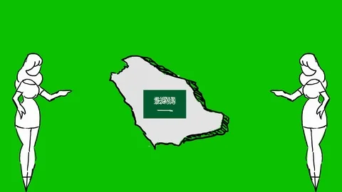 Saudi Arabia - Hand-Drawn Animation - wo... | Stock Video | Pond5
