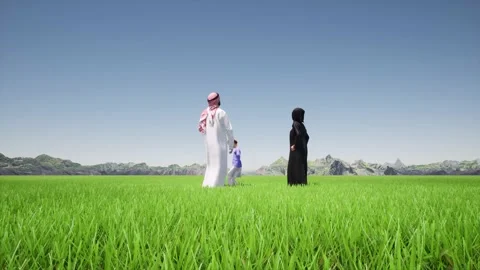 Saudi Family Stock Footage ~ Royalty Free Stock Videos | Pond5