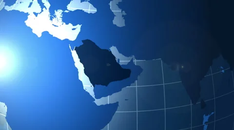 Saudi Arabia Map Stock Video Footage | Royalty Free Saudi Arabia Map ...