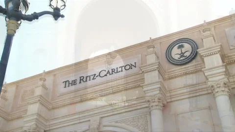 Saudi Ritz reopens after stint as gilded... | Stock Video | Pond5