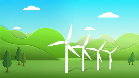 Save the planet. cycle animation of a cl... | Stock Video | Pond5
