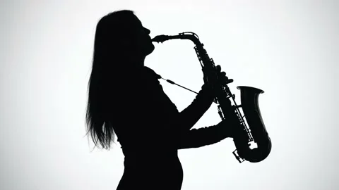 Saxophone Player Silhouette Stock Footage ~ Royalty Free Stock Videos ...