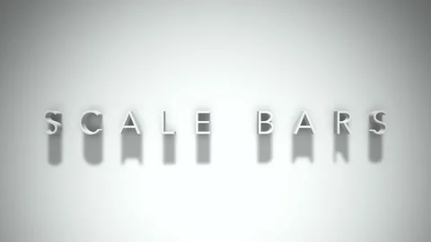 SCALE BARS 3D title animation with shado... | Stock Video | Pond5