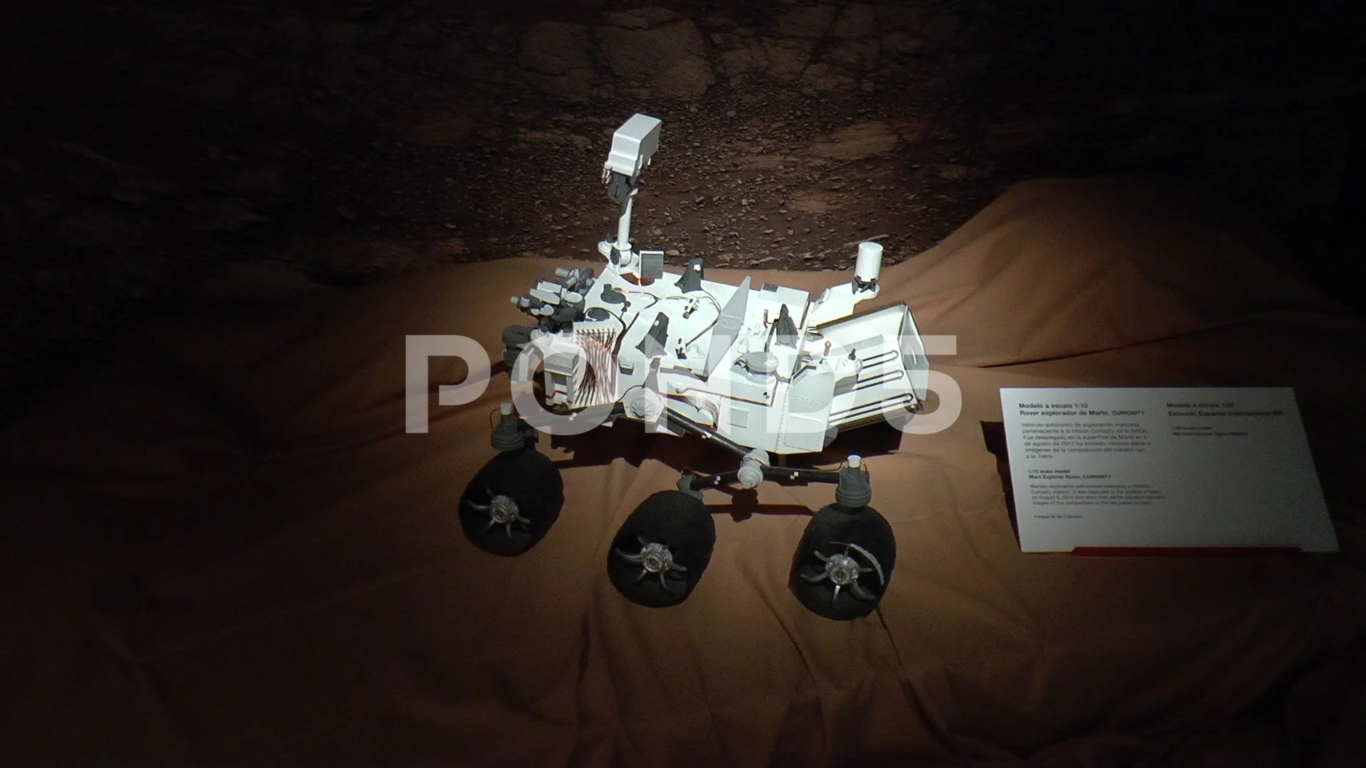 Mars Curiosity Rover Scale Model