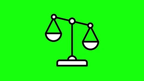 Scales icon, scales animation symbol of ... | Stock Video | Pond5