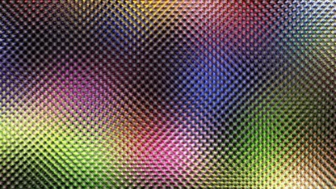 Scaly Colorful Animation. Warping metal ... | Stock Video | Pond5