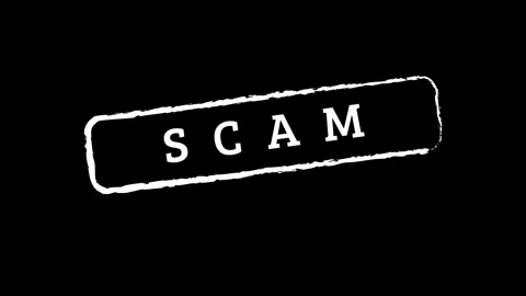 scam stamp fraud con hoax seal mark badg... | Stock Video | Pond5