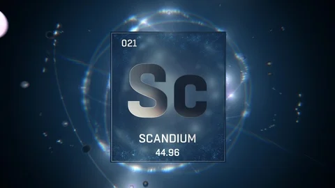 Scandium as Element 21 of the Periodic T... | Stock Video | Pond5