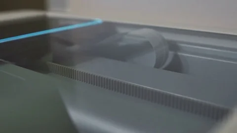 Scanner carriage scanning inside process... | Stock Video | Pond5