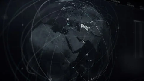 Scanning the 3D projection of the Planet... | Stock Video | Pond5