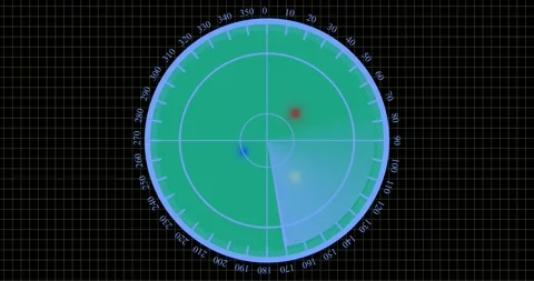 Scanning object by radar. 4k resolution ... | Stock Video | Pond5