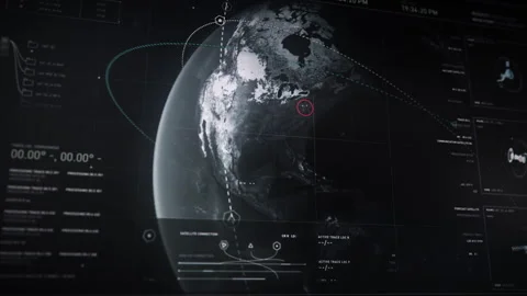 Scanning Planetary Globe Map With Innova... | Stock Video | Pond5