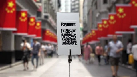 Scanning QR CODE look alike pattern. | Stock Video | Pond5