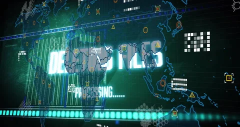 Scanning reticle sweeping screen then re... | Stock Video | Pond5