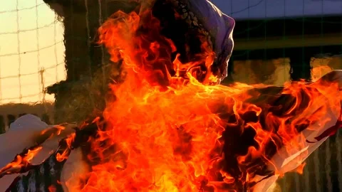 Scarecrow On Fire Stock Videos – Royalty-Free HD & 4K Videos | Pond5