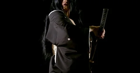 scared and inspired woman is defending b... | Stock Video | Pond5