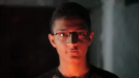 a scared boy walking with a man walking ... | Stock Video | Pond5