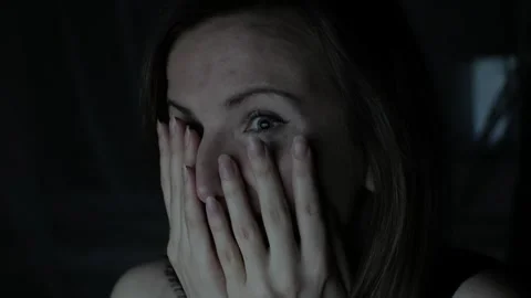 Girl Scared Face Stock Video Footage | Royalty Free Girl Scared Face ...