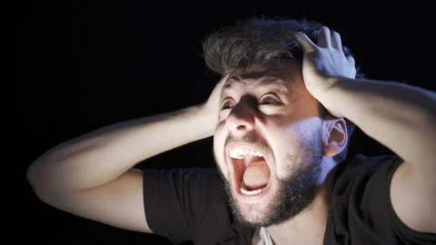 Screaming Scared Stock Footage ~ Royalty Free Stock Videos | Pond5