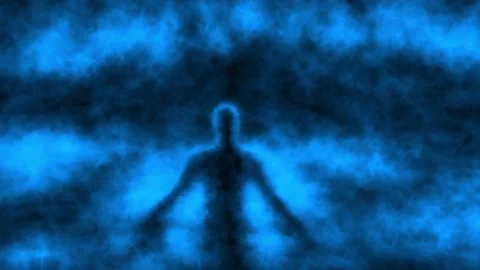 Scary 2D animation of gloomy silhouette ... | Stock Video | Pond5