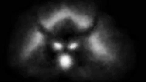 Scary 2D animation of samurai demon ghos... | Stock Video | Pond5