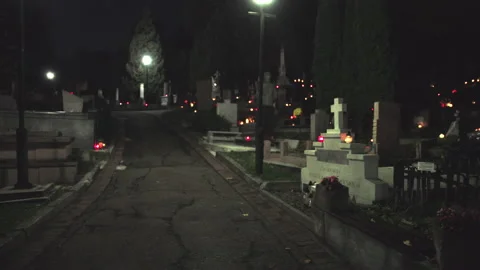 Cemetery House Dark Stock Videos – Royalty-Free HD & 4K Videos | Pond5