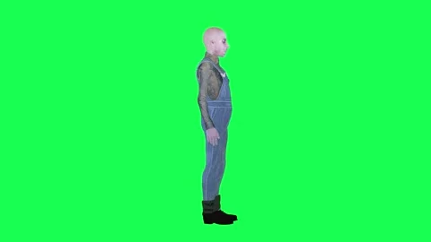 Scary bald man talking left angle isolat... | Stock Video | Pond5