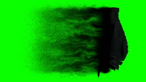 Scary, fear ghost with dark particles. R... | Stock Video | Pond5