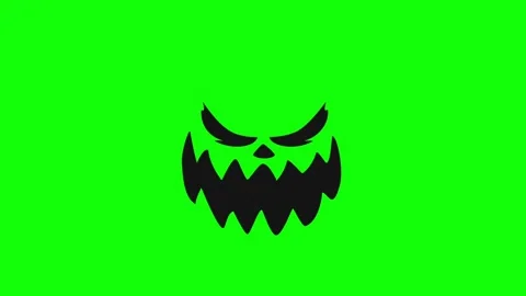 Scary ghost on green screen 2D animation... | Stock Video | Pond5