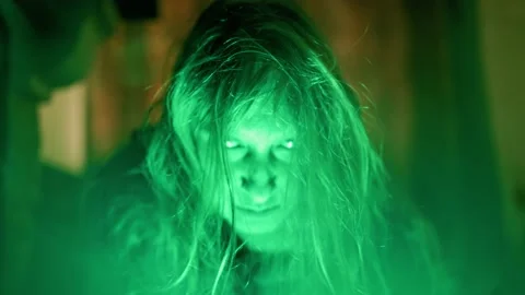 Scary Woman Screaming Stock Video Footage | Royalty Free Scary Woman ...