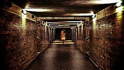 Scary Horror Corridor, Abstract Backgrou... | Stock Video | Pond5