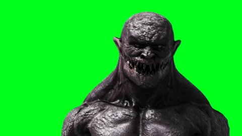 Scary monster animation. Phisical, motio... | Stock Video | Pond5