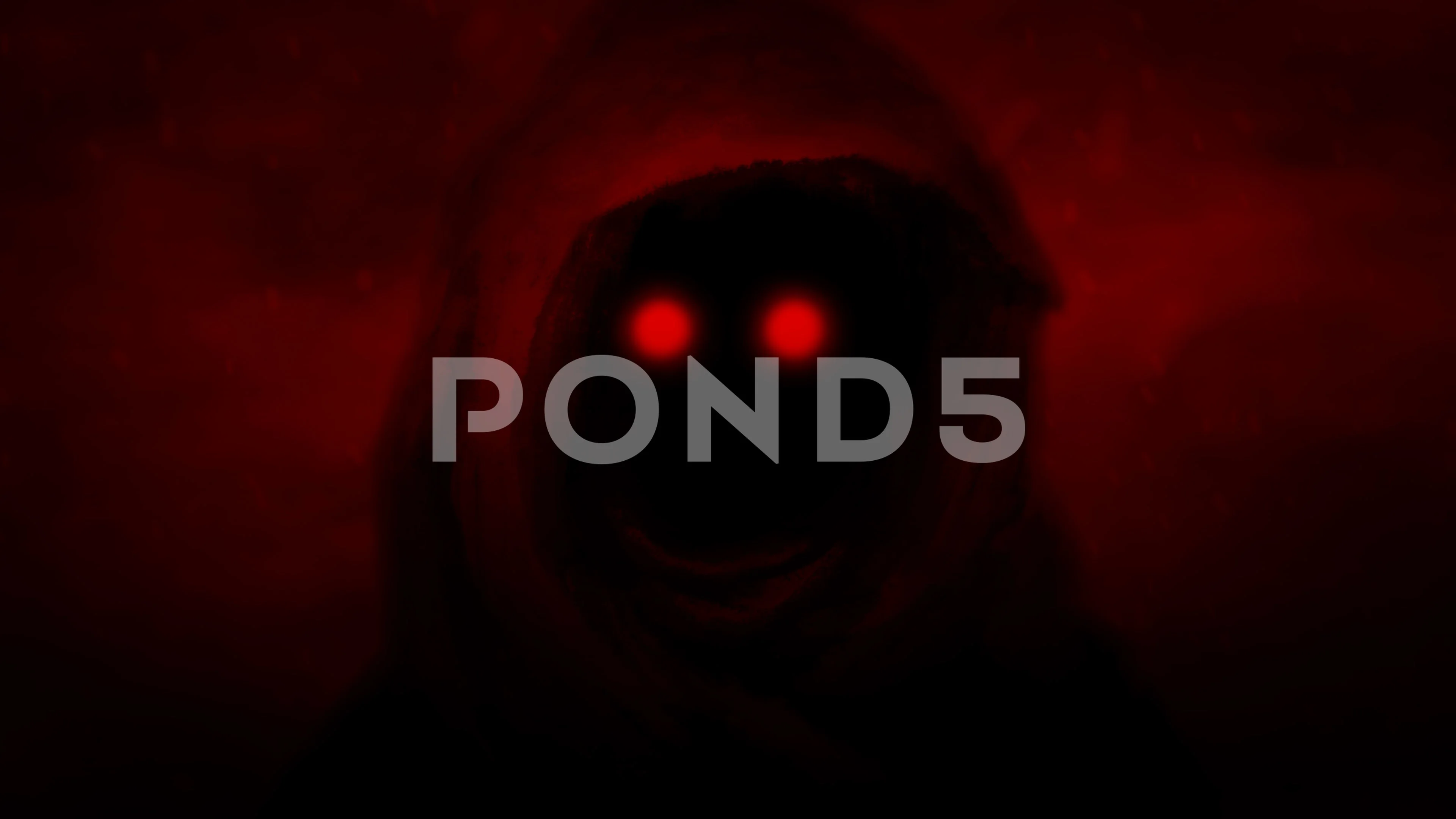 Dark Hooded Figure With Red Eyes