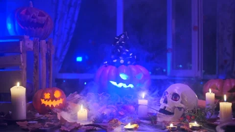 Scary party background with fast dancing... | Stock Video | Pond5