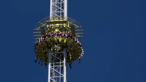 Drop Towers Stock Video Footage | Royalty Free Drop Towers Videos | Pond5