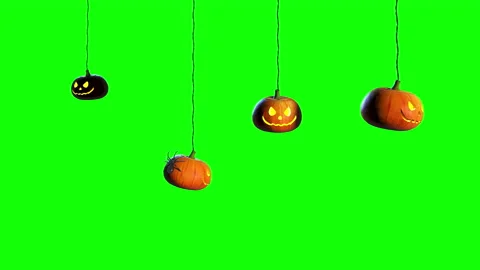 Green Screen Pumpkins Stock Video Footage | Royalty Free Green Screen ...