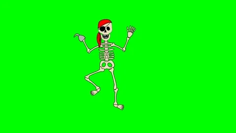 Skeleton Bones Vector Stock Video Footage | Royalty Free Skeleton Bones ...