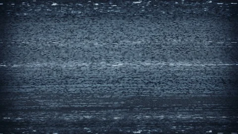 Scary Skull Image In Television Static | Stock Video | Pond5