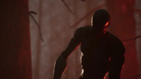 Scary zombies are standing idle during a... | Stock Video | Pond5