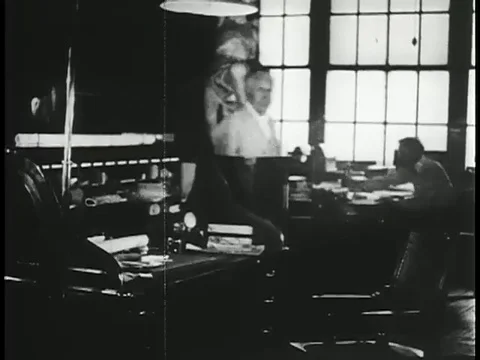 Scene of American inventor Thomas Edison... | Stock Video | Pond5