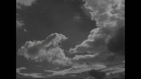 Scene of clouds in the sky - 1930 | Stock Video | Pond5